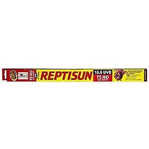 Zoomed Reptisun 22" 10.0 T5HO UV-B Bulb & Includes Attached DBDPet Pro-Tip Guide - Great for Bearded Dragons, and Chameleons