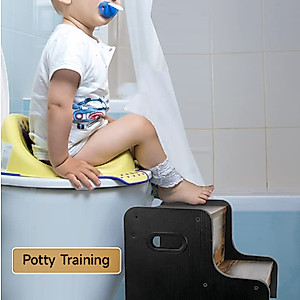 Kids Step Stool Stepping Stool for Bedside Kitchen Bathroom Sink Non-Slid Step Stools for Kids Portable Step Stool