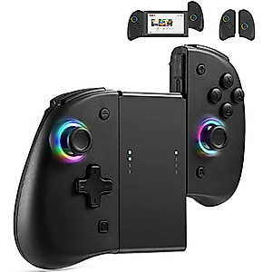 VANJUNN Joy Pad Controller for Nintendo Switch OLED and Switch 2017, Replacement Wireless Controller with Precise Motion Control, Back Button and Turbo for Nintendo Switch Joycon Controllers