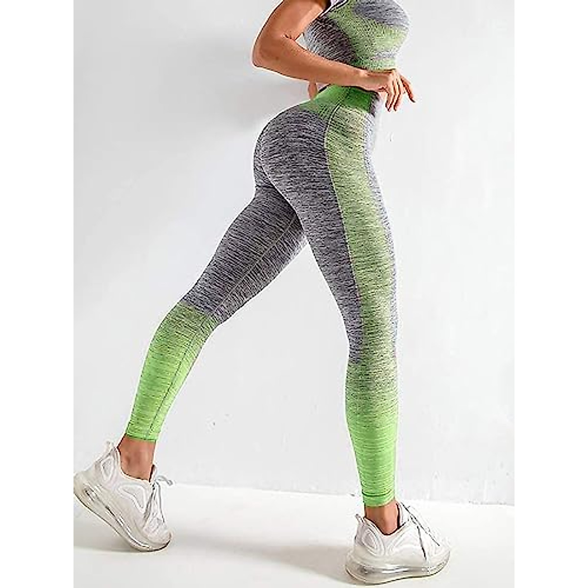 JOYMODE womens workout sets High Waist gym sets for women 2 piece compression workout sets Seamless Leggings Crop Top ropa deportiva para mujer