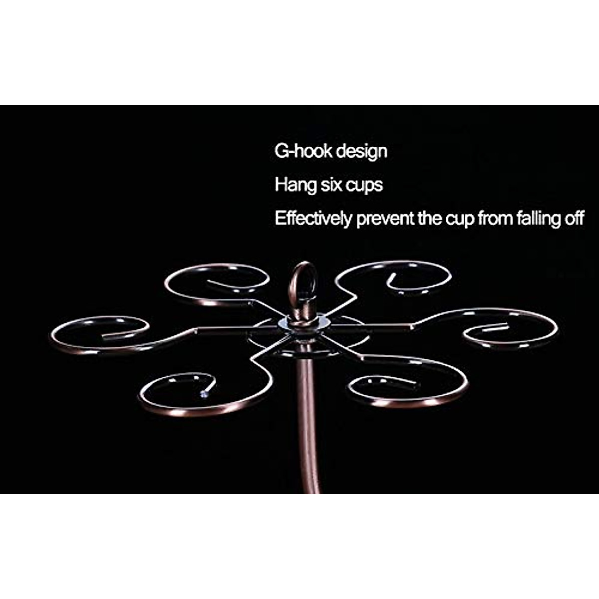 NILICAN Can Be Placed Decanter Wine Glass Holder Kitchen Living Room Bar Metal Free-standing Desktop Tableware Storage Rack Glasses Frame Drying System