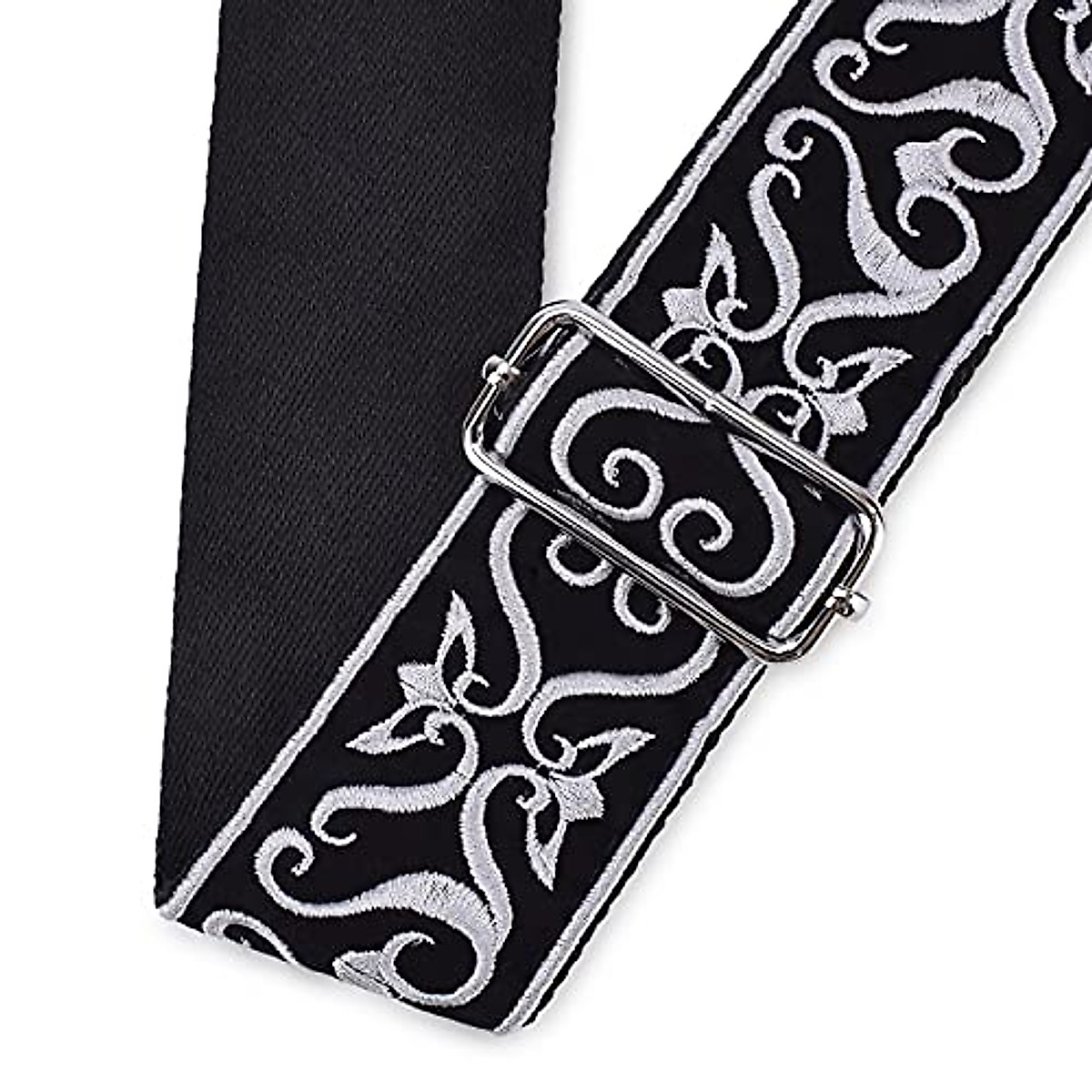 CLOUDMUSIC Handbag Strap Replacement Crossbody Strap Purse Strap With Silver Clips For Women Girls(Silver Vintage)