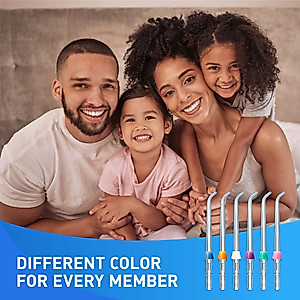 Water Flosser Replacement Tips for Waterpik, Replacement Heads for Waterpik (6 Classic Jet Tips)