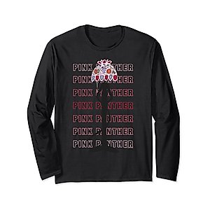 Pink Panther Lampshade Silhouette Long Sleeve T-Shirt
