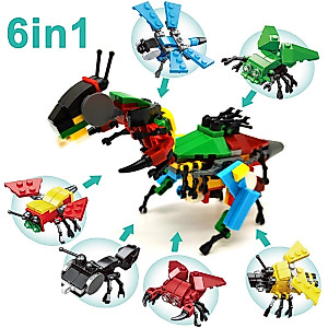 WODMAZ 12Pcs Pre Filled Animals Building Blocks for Kids, Mini Building Blocks Toys for Birthday Gifts, Classroom Prize Toys, Party Favor for Kids, Easter Basket Stuffers