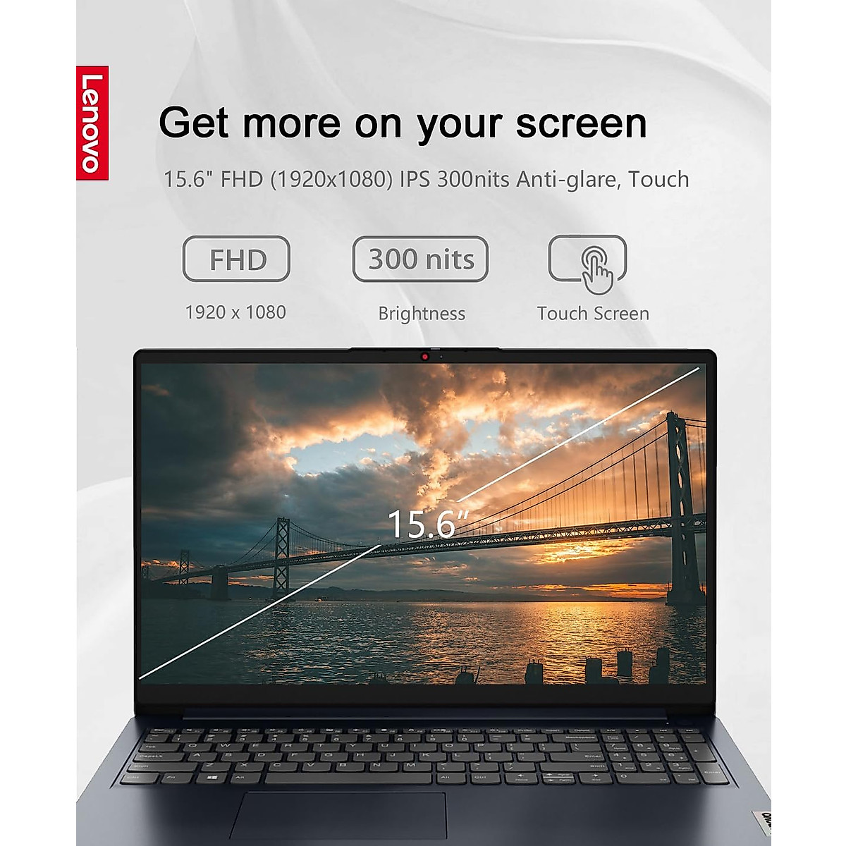 Lenovo IdeaPad 3 14" FHD Laptop, 11th Gen Intel 4-Core i7-1165G7, Intel Iris Xe Graphics, 20GB RAM, 512GB PCIe SSD, FP Reader, Webcam, USB-C, HDMI, SD Card Reader, WiFi 6, SPS HDMI Cable, Win 11 Home