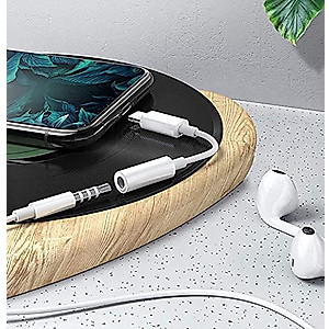 3 Pack Lightning to 3.5 mm Headphone Jack Adapter, Apple MFi Certified Veetone iPhone Audio Dongle Cable Earphones Headphones Converter Compatible with iPhone 12/12 Pro/11/11 Pro/X/XR/XS/XS Max/8/7