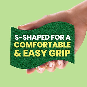 Scotch-Brite Heavy Duty Scrub Sponges, For Washing Dishes and Cleaning Kitchen, 6 Scrub Sponges