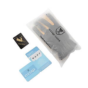 OZERO Winter Gloves for Men Women: Ski Warm Gloves for Cold Weather - S Tan & Black Snow Waterproof Gloves Heated