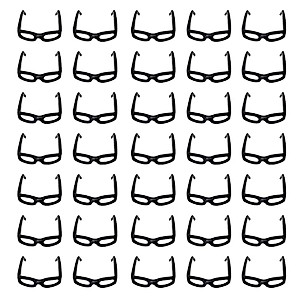TOYANDONA 60pcs Doll Glasses, Miniature Doll Eyeglasses Mini Doll Costume Accessories for Dollhouse Crafts