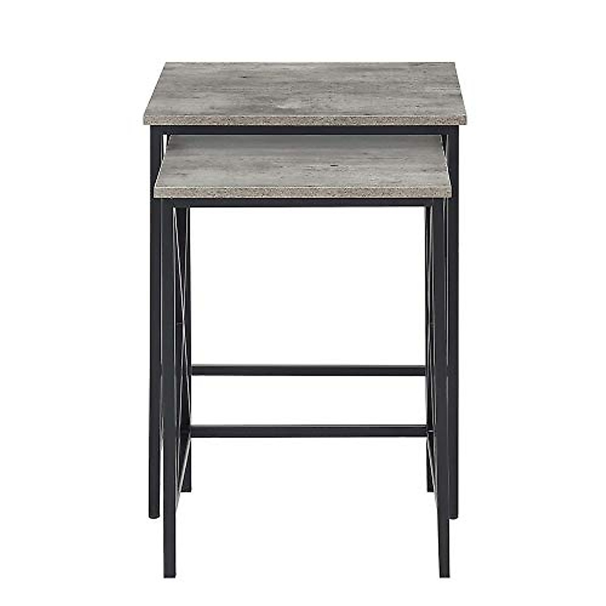 Convenience Concepts Tucson Nesting End Tables, Faux Birch