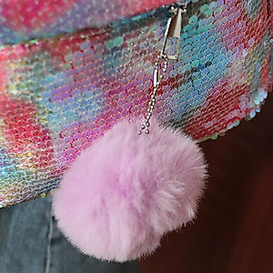 MayeBridge Cute Small Unicorn Backpack with Kawaii Plush Pendant for Girls Teens,Mini Backpacks (Red Unicorn)