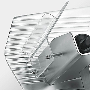 KWS MS-10XT Premium 320W Electric Meat Slicer 10-Inch in Red with Non-sticky Teflon Blade, Frozen Meat/Deli Meat/Cheese/Food Slicer Low Noises Commercial and Home Use [ ETL, NSF Certified ]