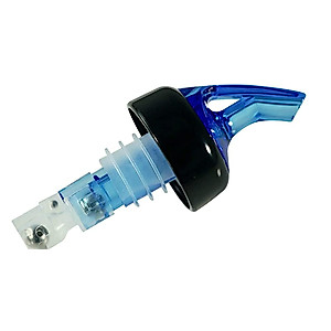 1/4 oz Blue (PP-CLD-14B) Measured Liqour Pourer - Precision Pour Liquor & Wine Bottle Pour Spout - (10-Pk) 100% USA Made - Pour The Perfect Cocktail with Our No Leak Bottle Spouts, Size 0.25 oz