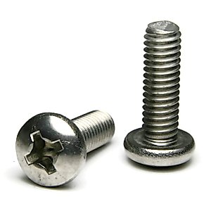 Phillips Pan Head Machine Screw 18-8 Stainless Steel - #3-48 x 1/8" Qty-250