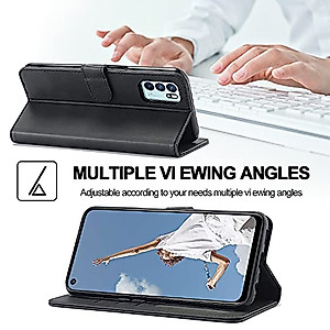 Phone flip case, card slot, cash pocket Compatible with OPPO Reno 6Pro 5G PU Leather Wallet Case,with Card Slot [Stand Feature] Magnetic Closure Protective TPU Shockproof Flip Cover Case Mobile flip c