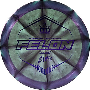 Dynamic Discs Limited Edition Ricky Wysocki Sockibomb Glimmer Lucid Ice Felon Fairway Driver Golf Disc [Colors Will Vary] - 173-176g