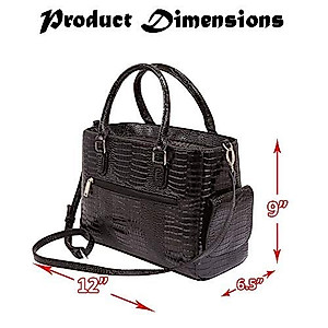 Primeware Insulated Drink Purse w/ 3L Bladder Bag | Thermal Hot and Cold Storage | Portable Drinking Dispenser for Wine, Cocktails, Beer, Alcohol | PU Leather Finish