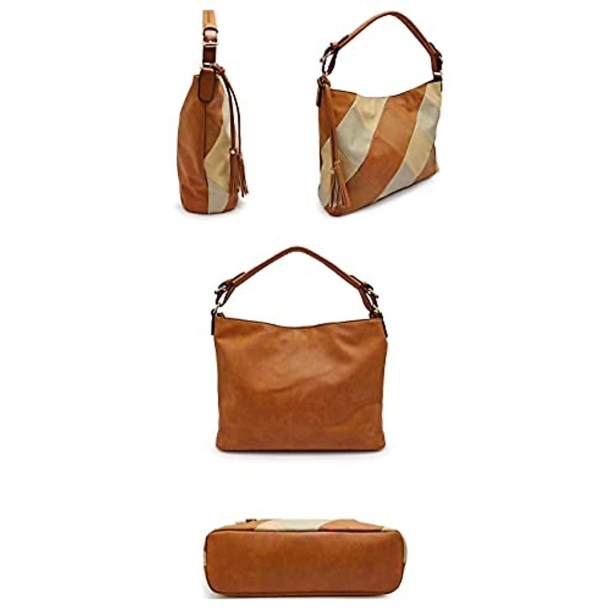 Tote bag for women，Ms tide restoring ancient ways single shoulder bags,ladies purses and handbags (2#Black)