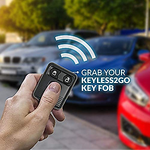 Keyless2Go Replacement for Keyless Entry Car Key Fob Vehicles That Use 3 Button CWTWB1U331, Self-Programming - 2 Pack