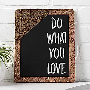 Plaid Double Sided Framed Chalkboard, 8.5"X10.5", 1 Pack