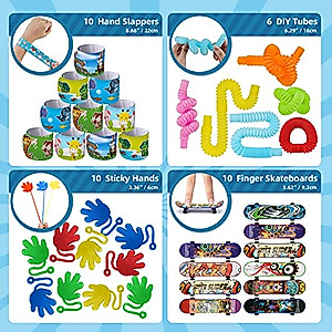 nicknack 120pcs Party Favors for Kids, Pinata Stuffers Toy Assortment for Kids Birthday Treasure Box Toys for Classroom, Stocking Stuffers, Carnival Prizes