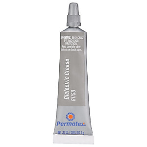 Permatex 81150 Dielectric Tune-Up Grease, 0.33 oz. Tube, Silver