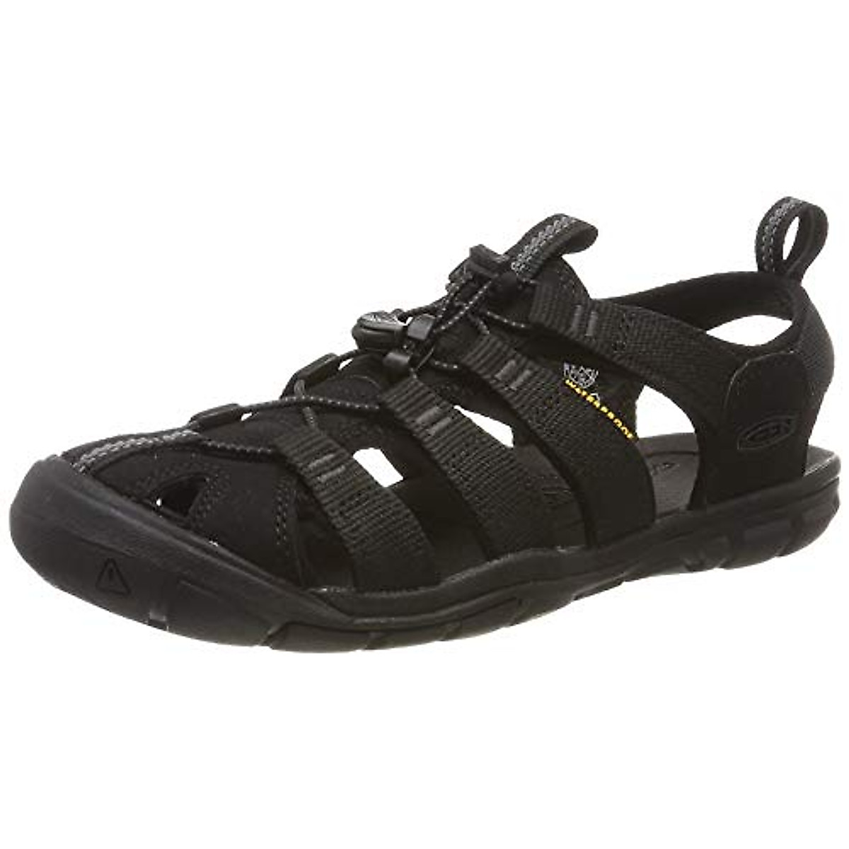 KEEN Women's Clearwater CNX Sandal, Black, 8.5