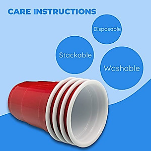 Red Jr. Mini Red Solo Shot Glasses, Mini Shooters for Jello Shots: 24 Pack