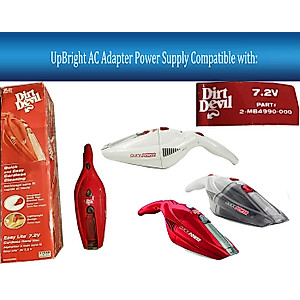 UpBright 12.5V AC/DC Adapter Compatible with Royal Dirt Devil Gator 9.6V BD10085 RM BD10090 Plant U BD20020 7.2V Battery Vac Cleaner 1-450080-000 CPW35020 KU2B-125-0200D DYS12-125080W-1 12.5V Charger