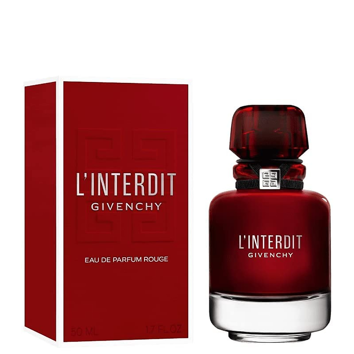 Givenchy L'interdit Rouge Eau De Parfum Spray for Women, 1.7 Ounce