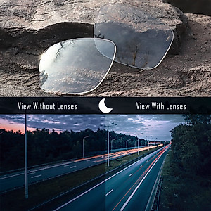 TRUSHELL Non Polarized Replacement Lenses for BOSE Tenor BMD0010 Sunglass HD Clear - Non Polarized