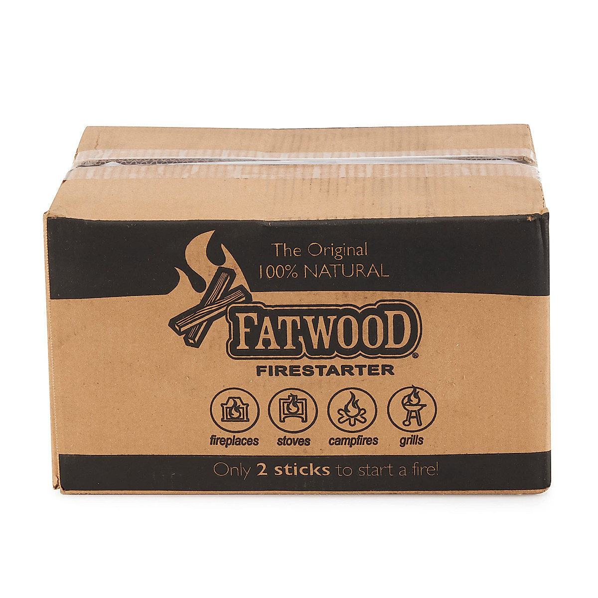 Better Wood Products Fatwood Firestarter Box, Assorted sizes, 18-Pounds