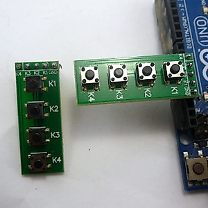 eletechsup 2.54mm Female Pin Header 4 Push Button Switch momentary Module (2)