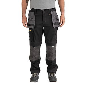 Caterpillar Men's H2O Defender Pant (Regular and Big & Tall Sizes), Black/Graphite, 28W x 30L