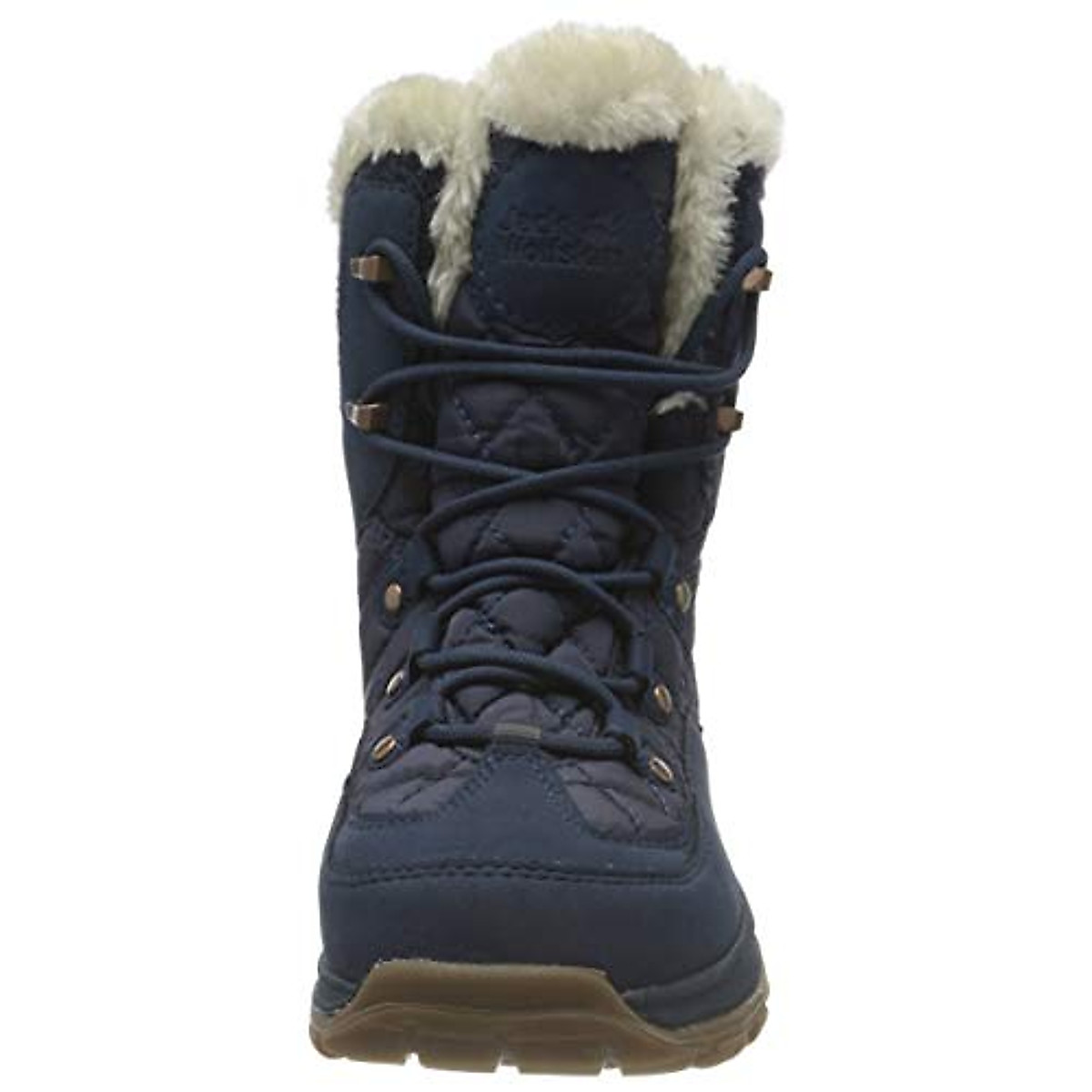 Jack Wolfskin Women's Aspen Texapore Mid W Hiking Boot, Dark Blue/Blue, 10