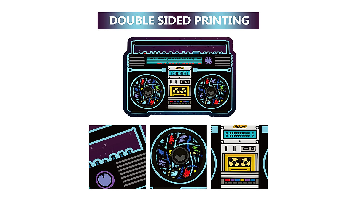 26 Pieces 80s 90s decorations Inflatable Radio Boombox Inflatable ...