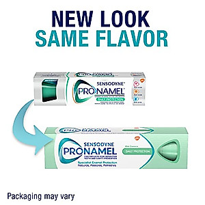 Sensodyne Pronamel Daily Protection Enamel Toothpaste for Sensitive Teeth and Cavity Protection, Sensitivity Protection and Cavity Protection, Mint Essence - 4 Ounces