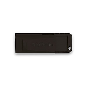 Verbatim 98698 64 GB Slider USB Drive - Black