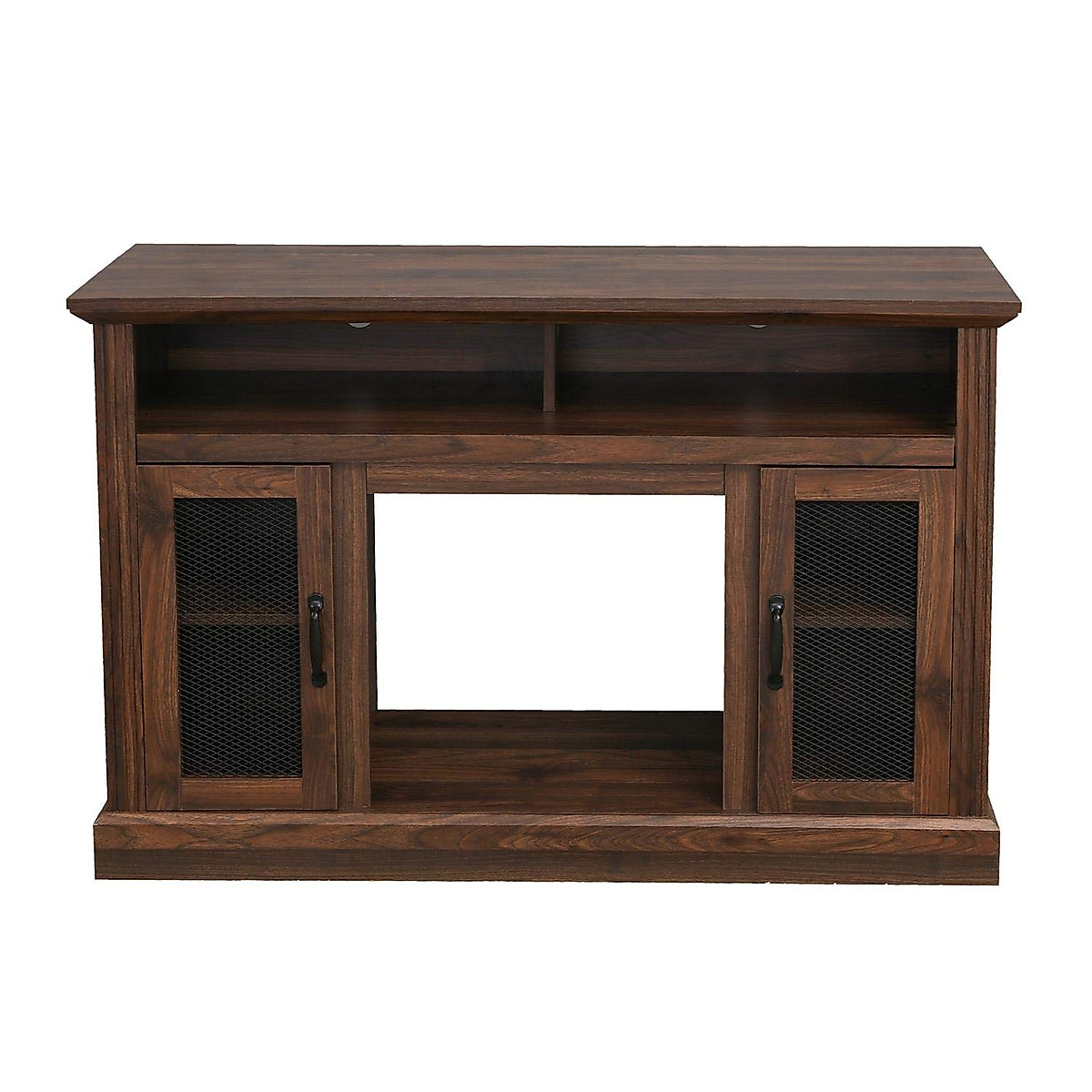 PatioFestival Fireplace Entertainment Center Wooden Electric Fireplaces tv Stand fire Place for TVs up to 50" Wide, Espresso