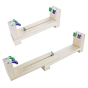 Jig Bracelet Maker with Parachute Cord - Heavy Duty Buckles - Wristband Maker with 6 Paracord Hanks and 6 Quick Release Buckles - Paracord Braiding, Weaving, DIY, Craft, Tool Kit