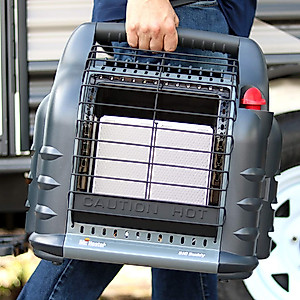 Mr. Heater F274830 MH18BRV Big Buddy Grey Indoor-Safe Portable RV Propane Heater (4,000 , 9,000 and 18,000 BTU)