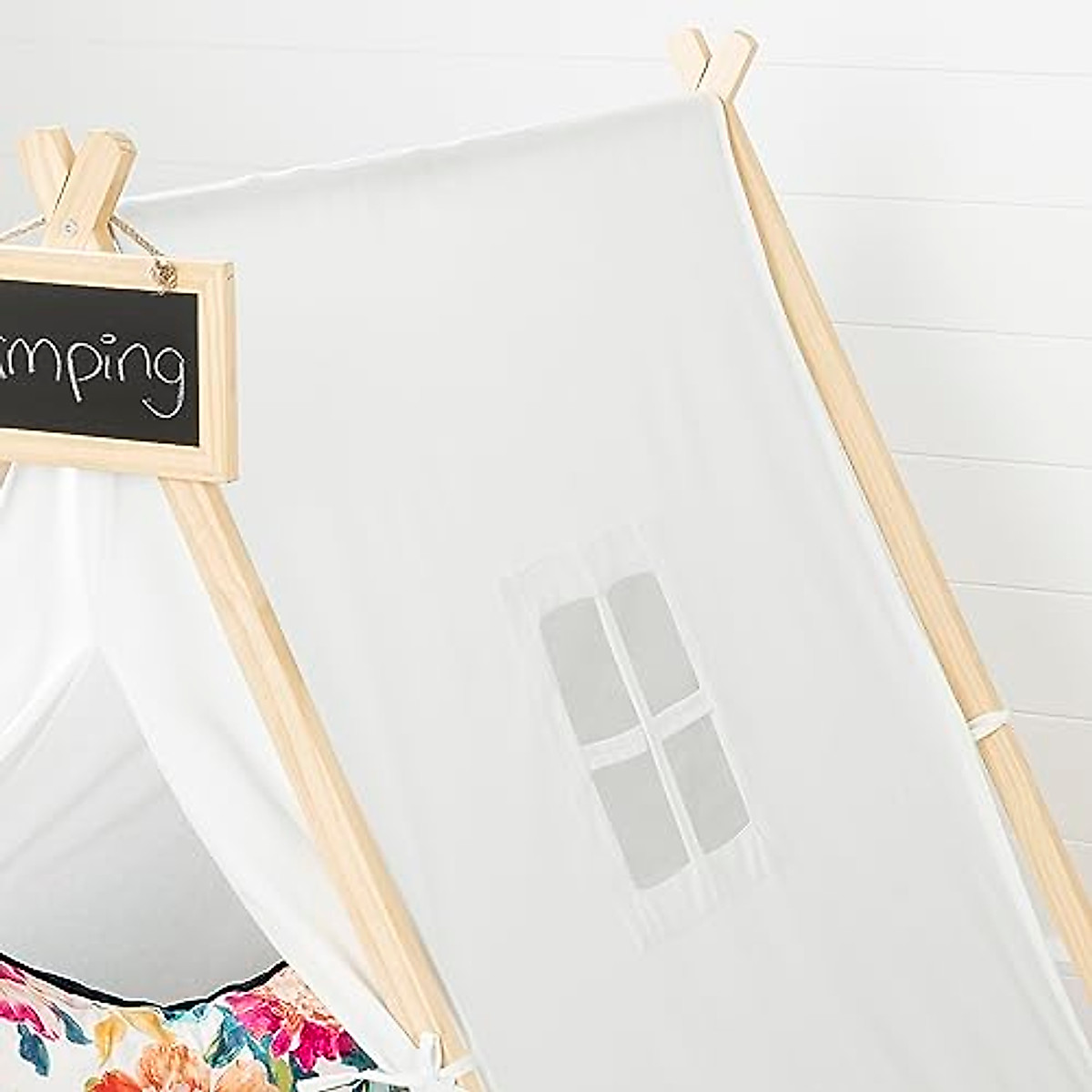 South Shore Sweedi Organic Cotton and Pine Play Tent with Chalkboard