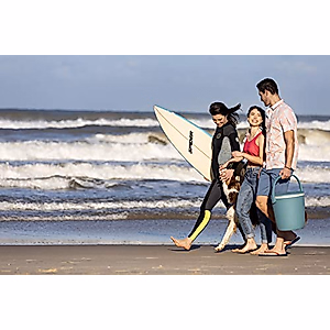 Keter Go Bar 4.2 Gallon Beer and Wine Cooler with Handle and Pop Up Outdoor Table - Perfect for Your Patio, Picnic, and Beach Accessories, Teal