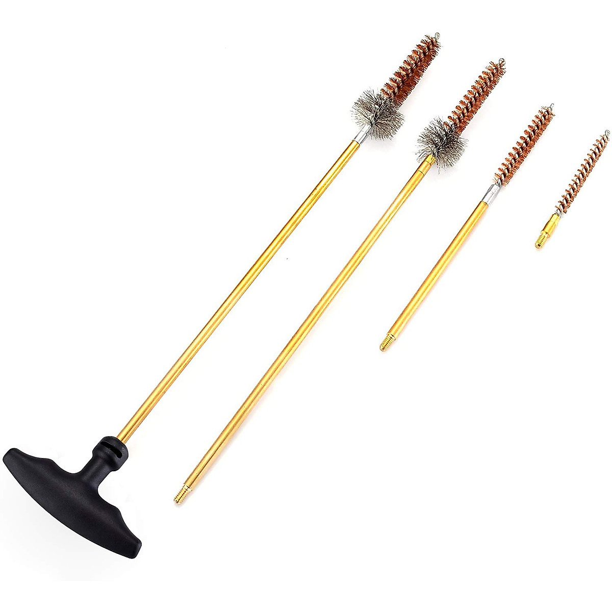 BOOSTEADY 7.62MM Cleaning Kit Pro .223/5.56 Rifle Gun Cleaning Kit with Bore Chamber Brushes Metal Pick Kit Brass Cleaning Rod in Zippered Organizer Compact Combo Case