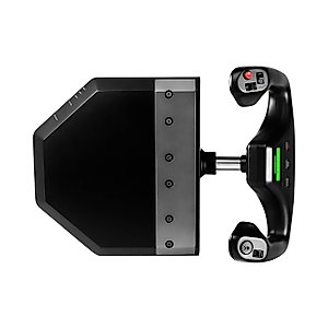 Logitech G PRO Flight Yoke System, Professional Simulation Yoke and Throttle Quadrant, 3 Modes, 75 Programmable Controls, Configurable Throttle Knobs, Steel Shaft, USB, PC - Black (Renewed)