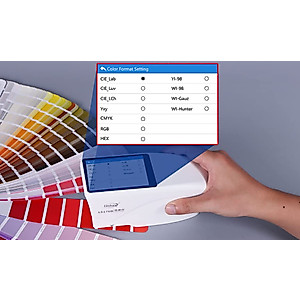 LS176B Colorimeter Colour Spectrophotometer with Pantone NCS RAL Color Cards Spectral Reflectance Curve