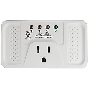 Appli Parts Voltage Surge Protector for Refrigerators 120V 50-60 Hz 12A 140 joules regulator with time delay works with all electronic appliance brands APVP-11EE1-3