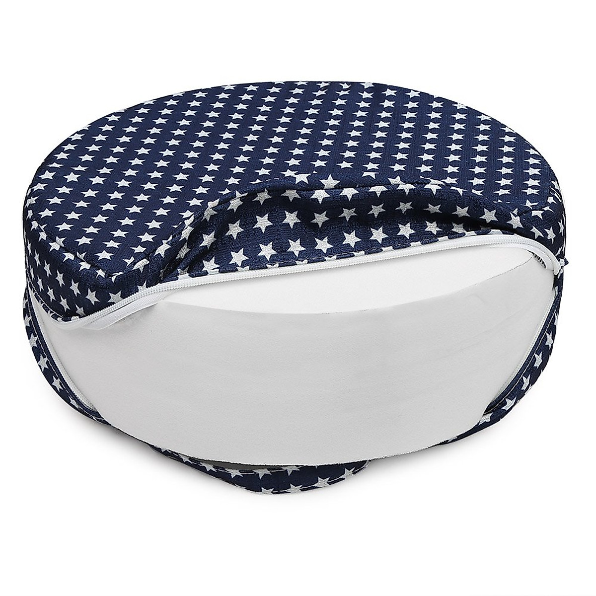 Zicac Kids' Anti-Slip Chair Seat Cushion- Dining Seat Pad Dismountable Round Seat Cushion (Blue Star)