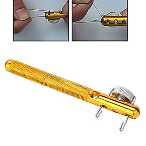 Jadeshay Knot Tying Tool - Fishing Line，Portable Fishing Knot Tier Tying Tool，Hook Line Knotting